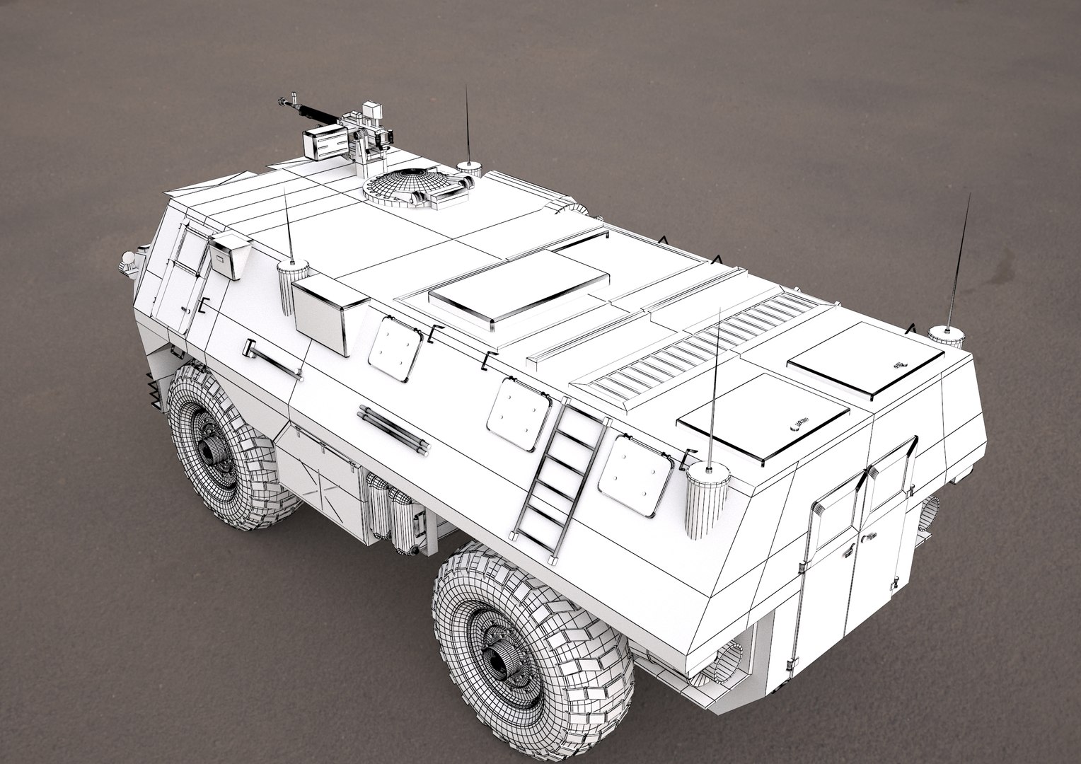 VAB VTT 4X4 Military Vehicle 3d Model 3D Model - TurboSquid 2070116