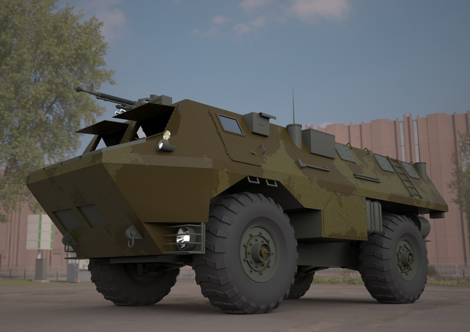 VAB VTT 4X4 Military Vehicle 3d Model 3D Model - TurboSquid 2070116