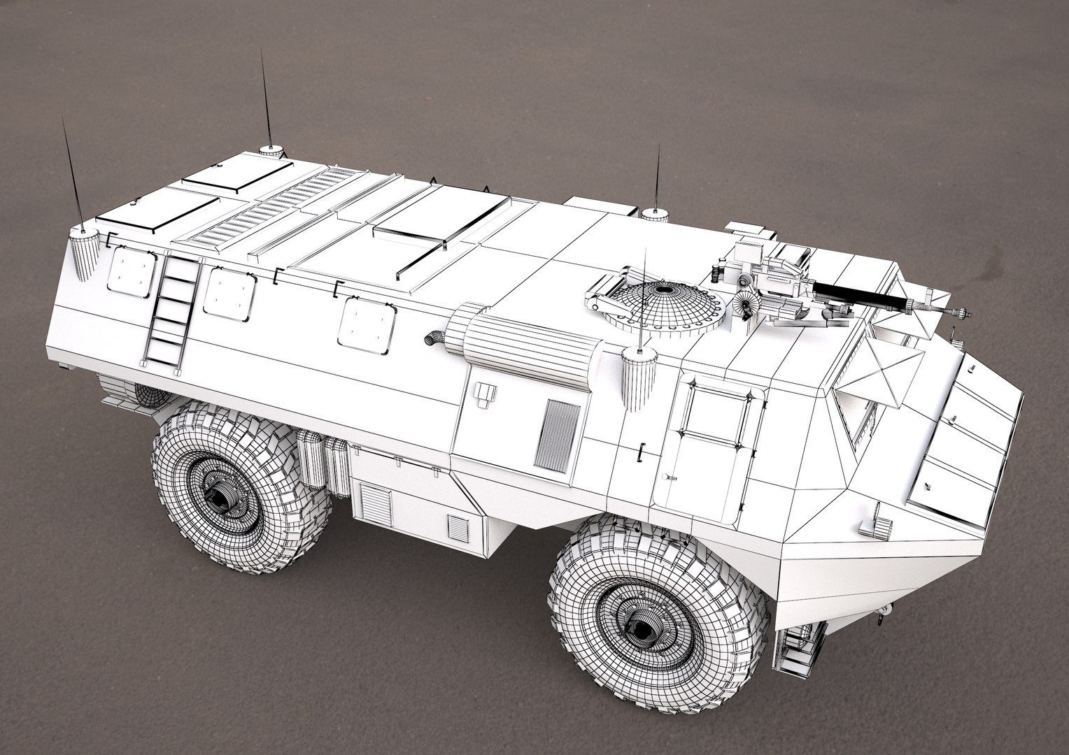 VAB VTT 4X4 Military Vehicle 3d Model 3D Model - TurboSquid 2070116