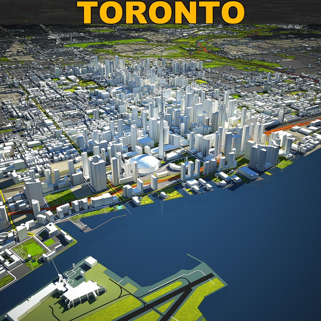 3D Toronto Skyline Model - TurboSquid 1507210