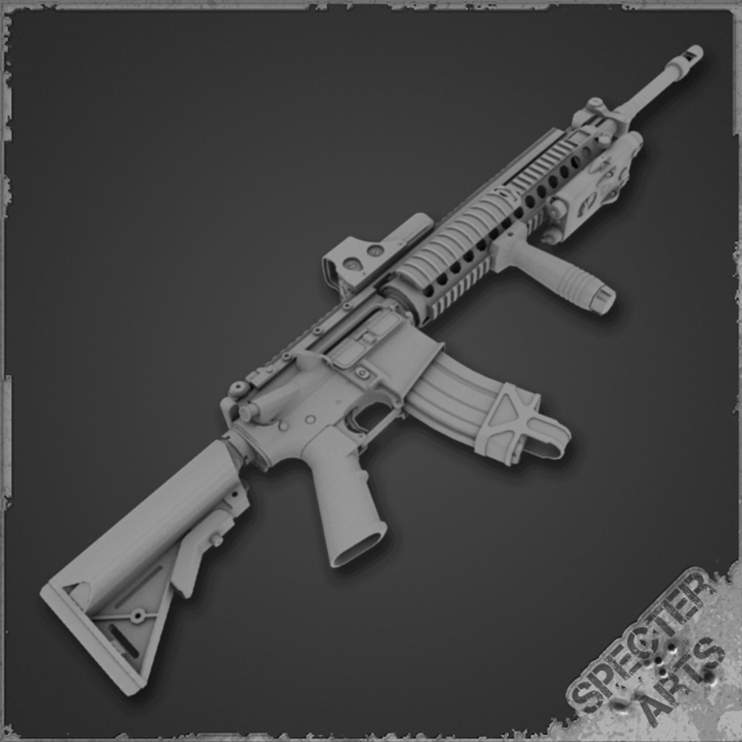 3d Ar15 Rifle Tactical