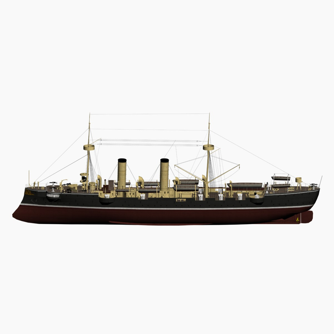 3ds Max Irene Cruiser Imperial German