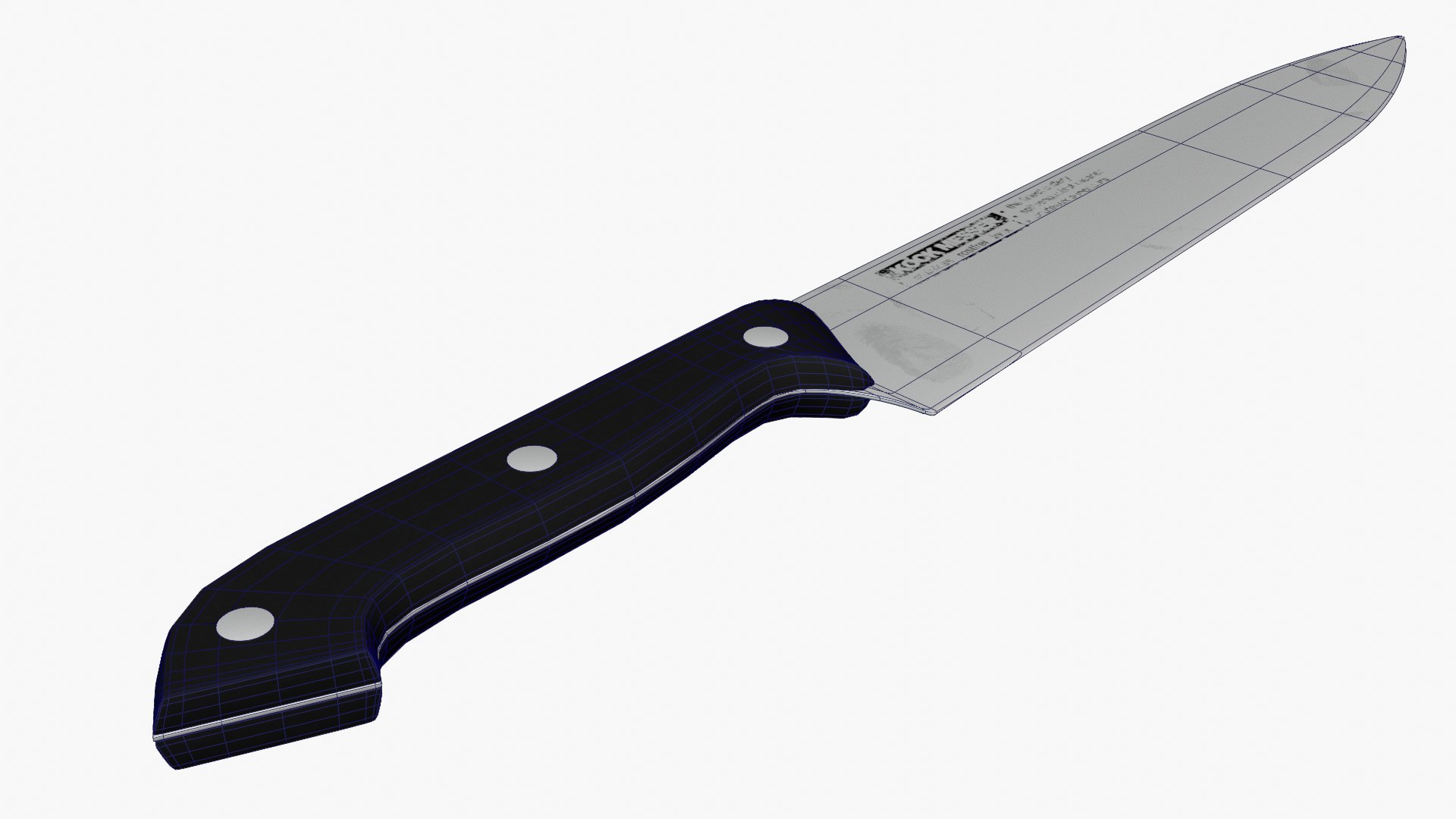 Kitchen Knife Model 3D Model - TurboSquid 2201639