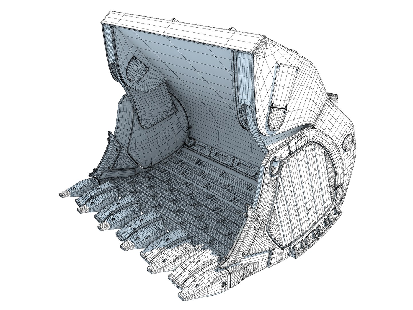 3D Excavator Bucket - TurboSquid 1390193