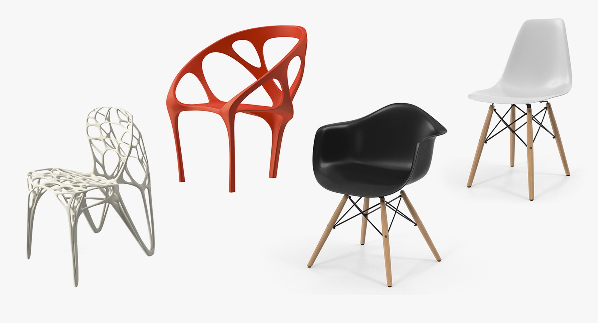 3D Modern Chairs Collection 2 - TurboSquid 2356989