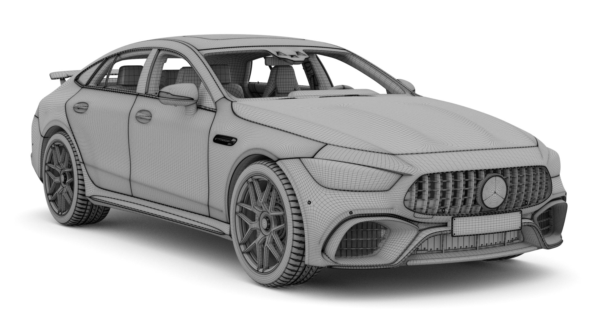 3D Mercedes-benz AMG GT 63 S model - TurboSquid 2172465
