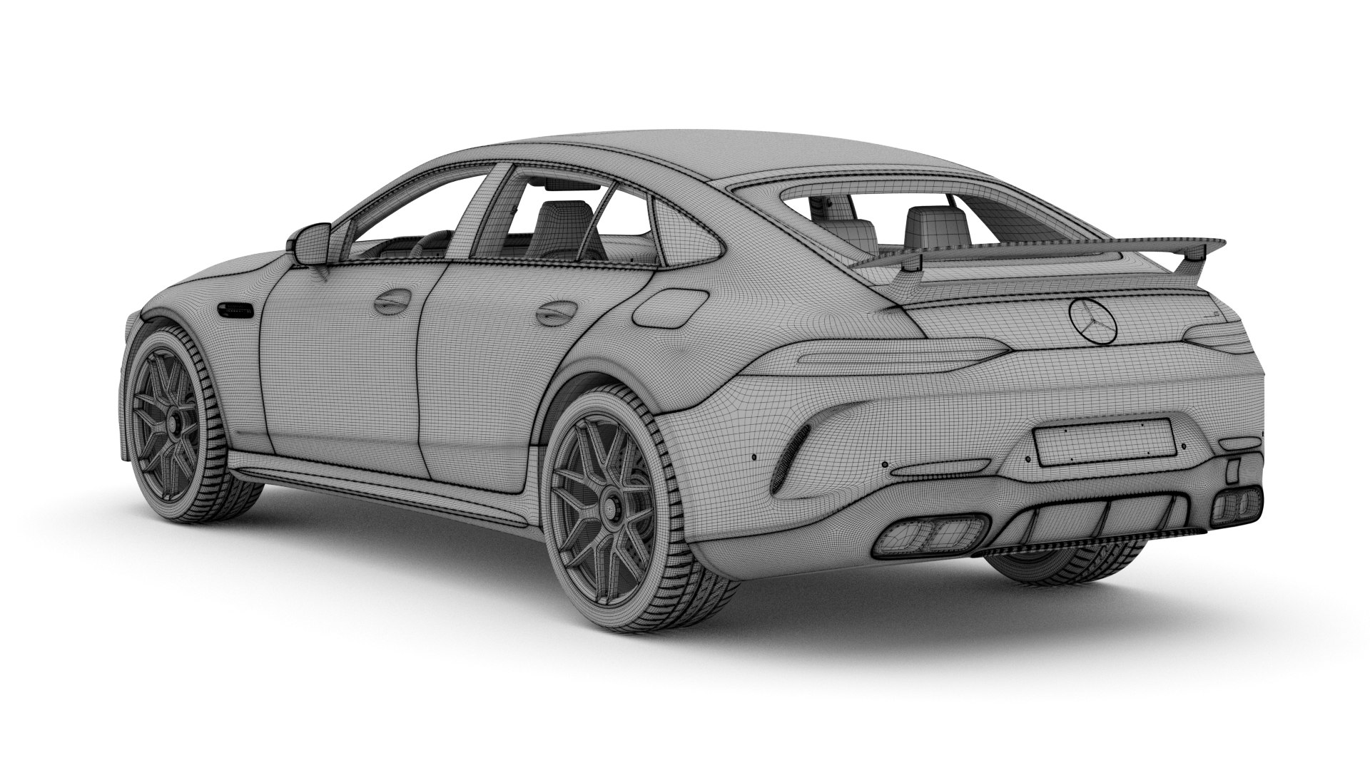 3D Mercedes-benz AMG GT 63 S model - TurboSquid 2172465
