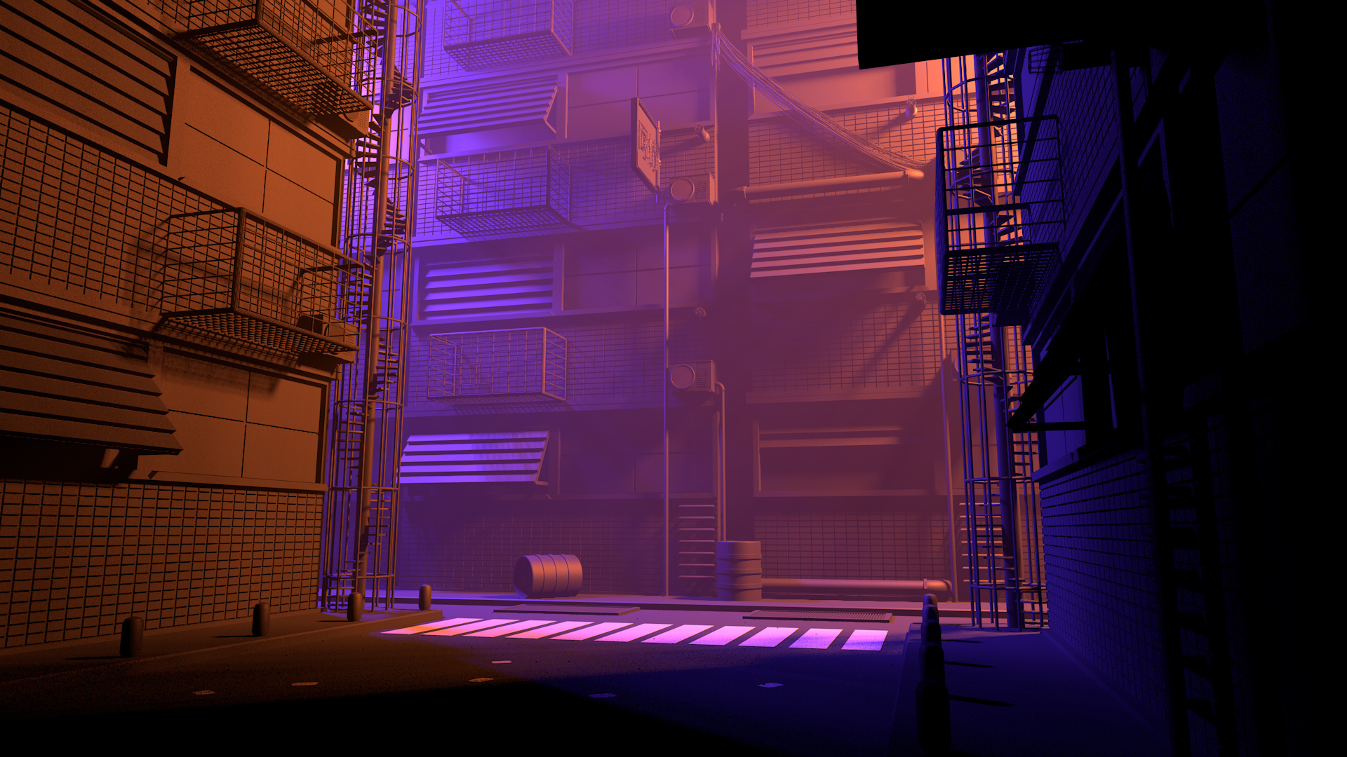 Stylized Street Environment 3D model - TurboSquid 1714233