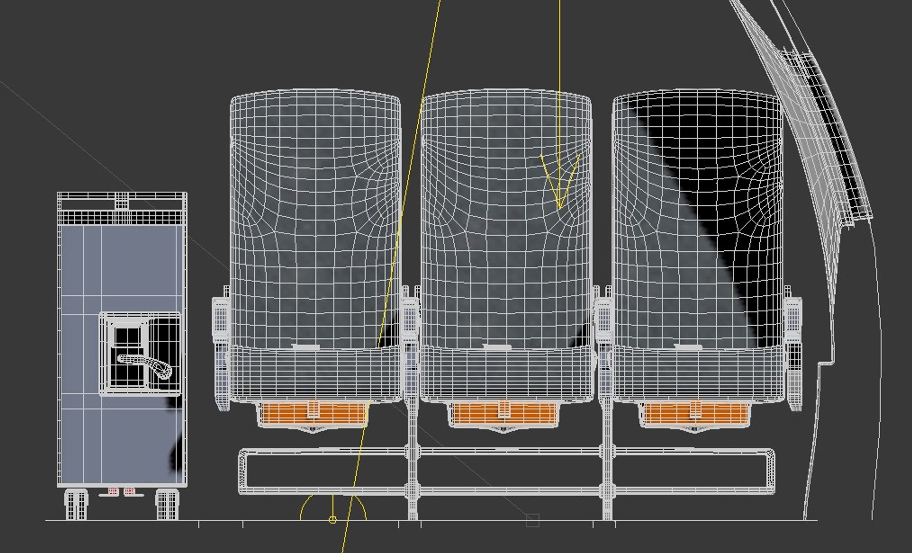 Interior Fuselage Aircraft 3D Model - TurboSquid 1593757