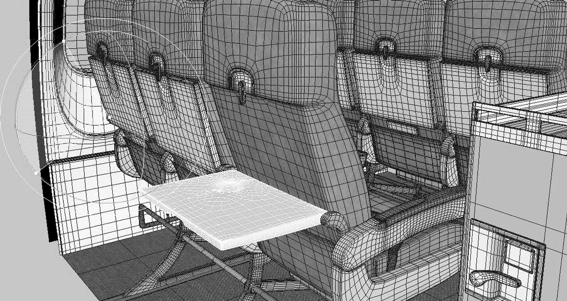 Interior Fuselage Aircraft 3D Model - TurboSquid 1593757