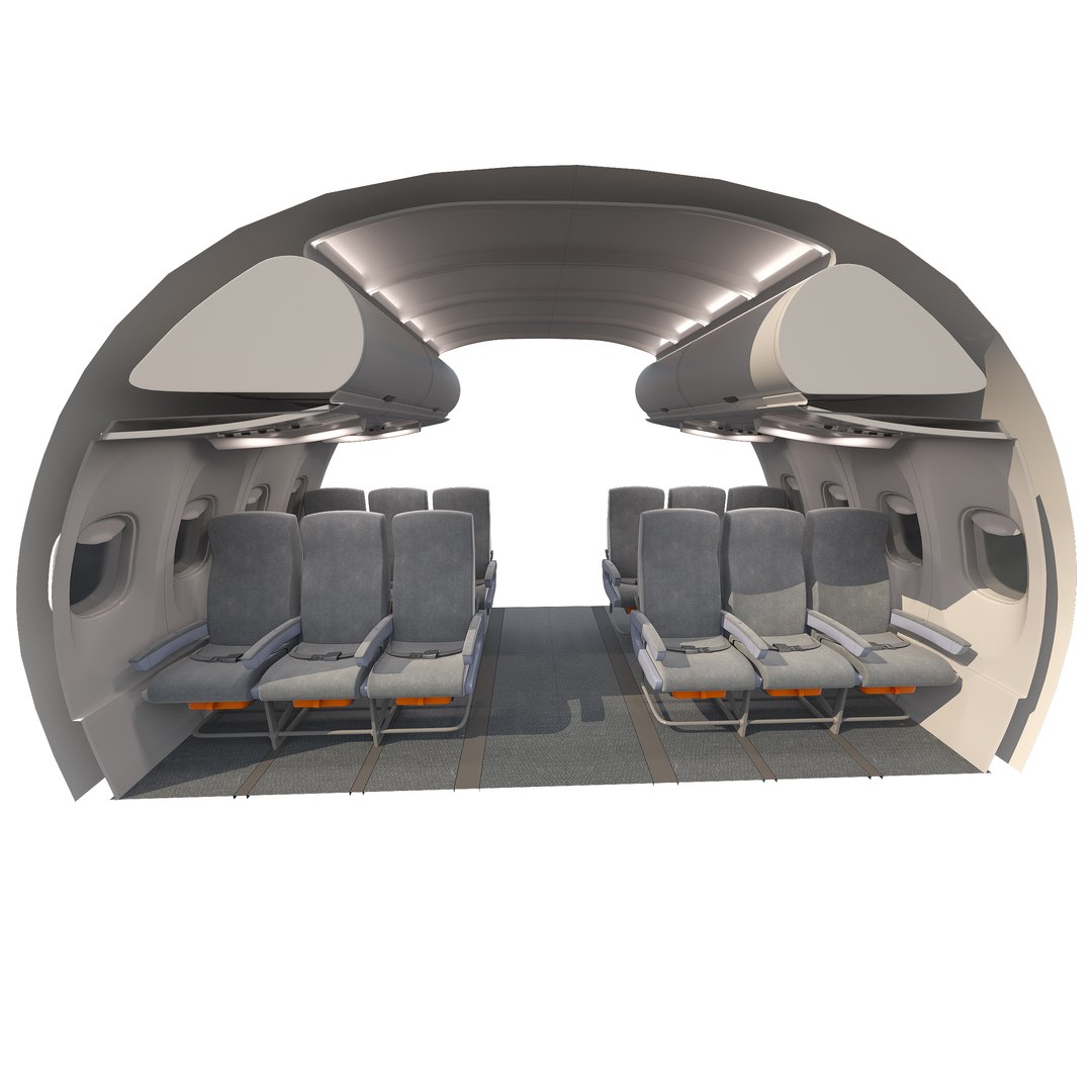 Interior Fuselage Aircraft 3D Model - TurboSquid 1593757