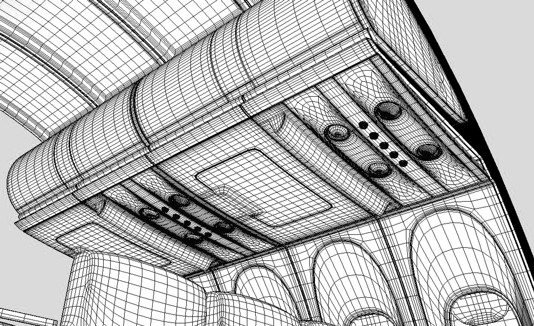 Interior Fuselage Aircraft 3D Model - TurboSquid 1593757