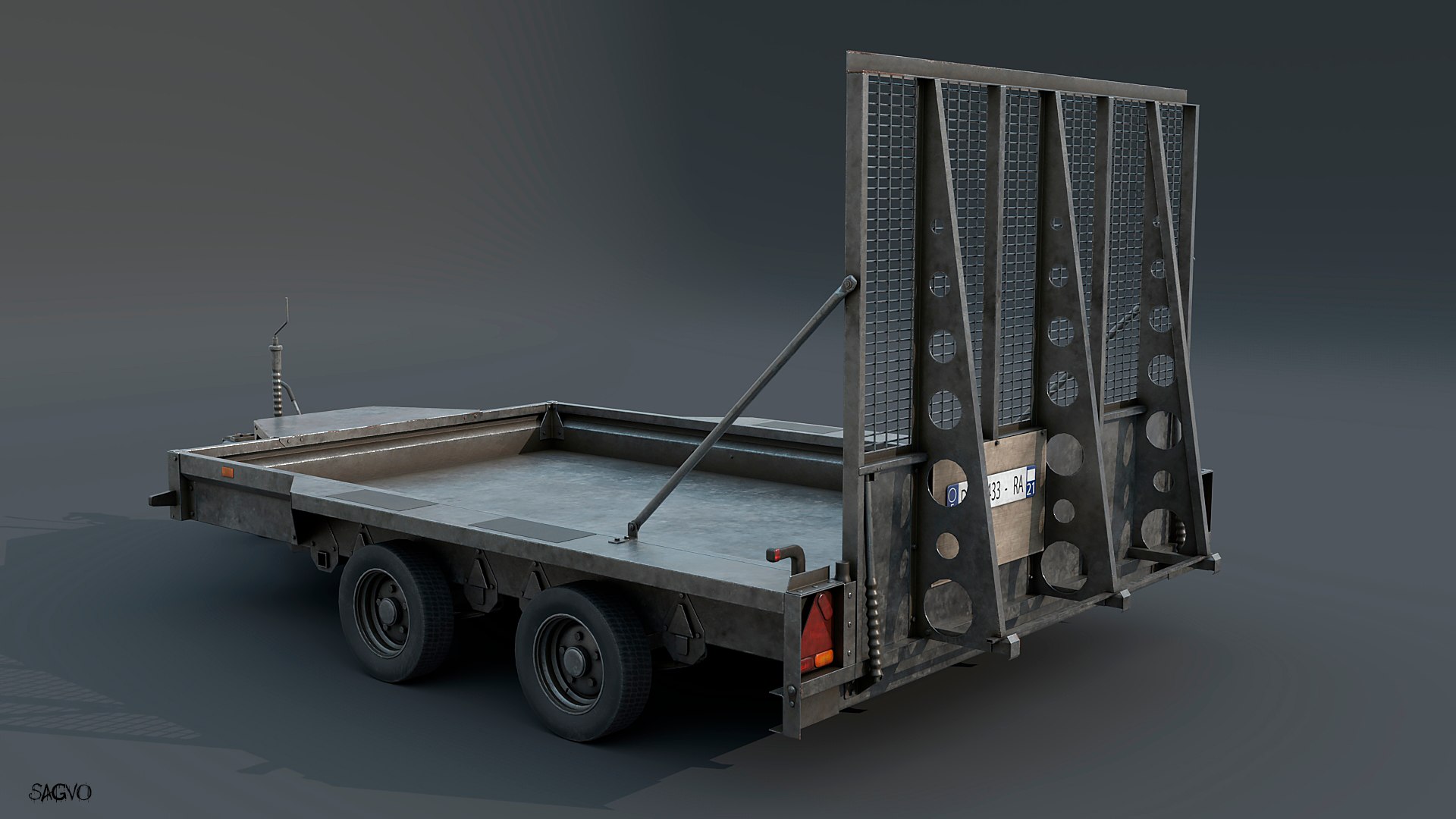 3D Trailer Model - TurboSquid 1231172