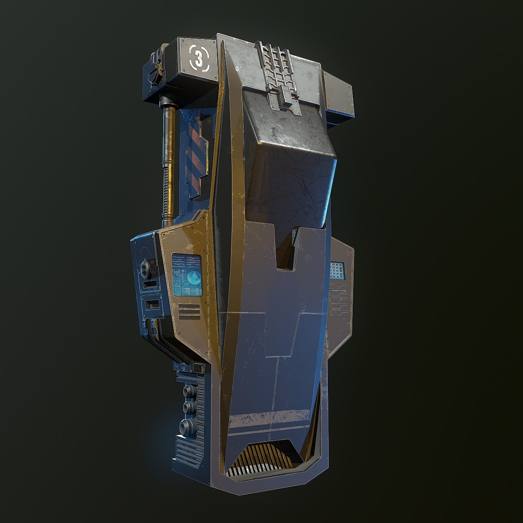 3D Hypersleep Chamber - TurboSquid 2028938