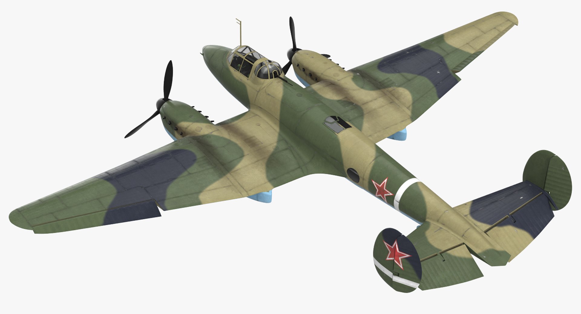 3D Soviet Wwii Light Bomber - TurboSquid 1200522