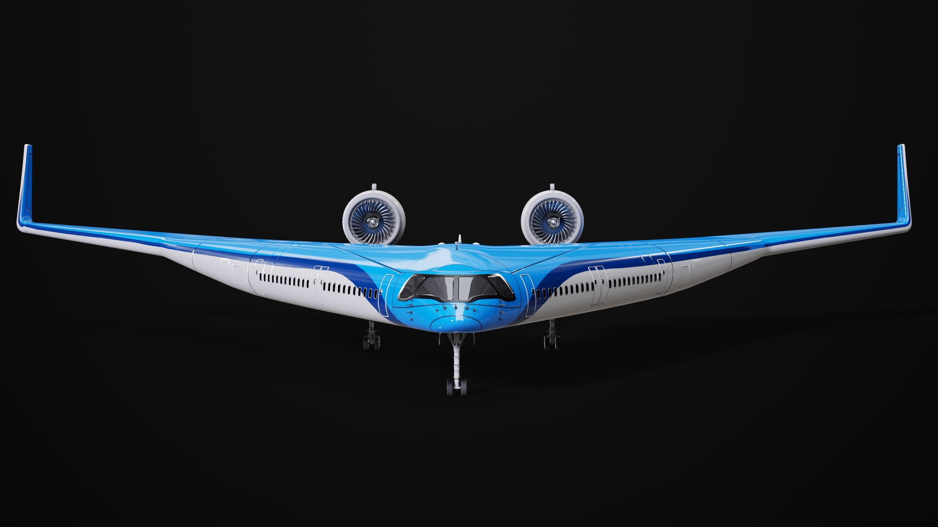 3D Flying V Plane - TurboSquid 1798206