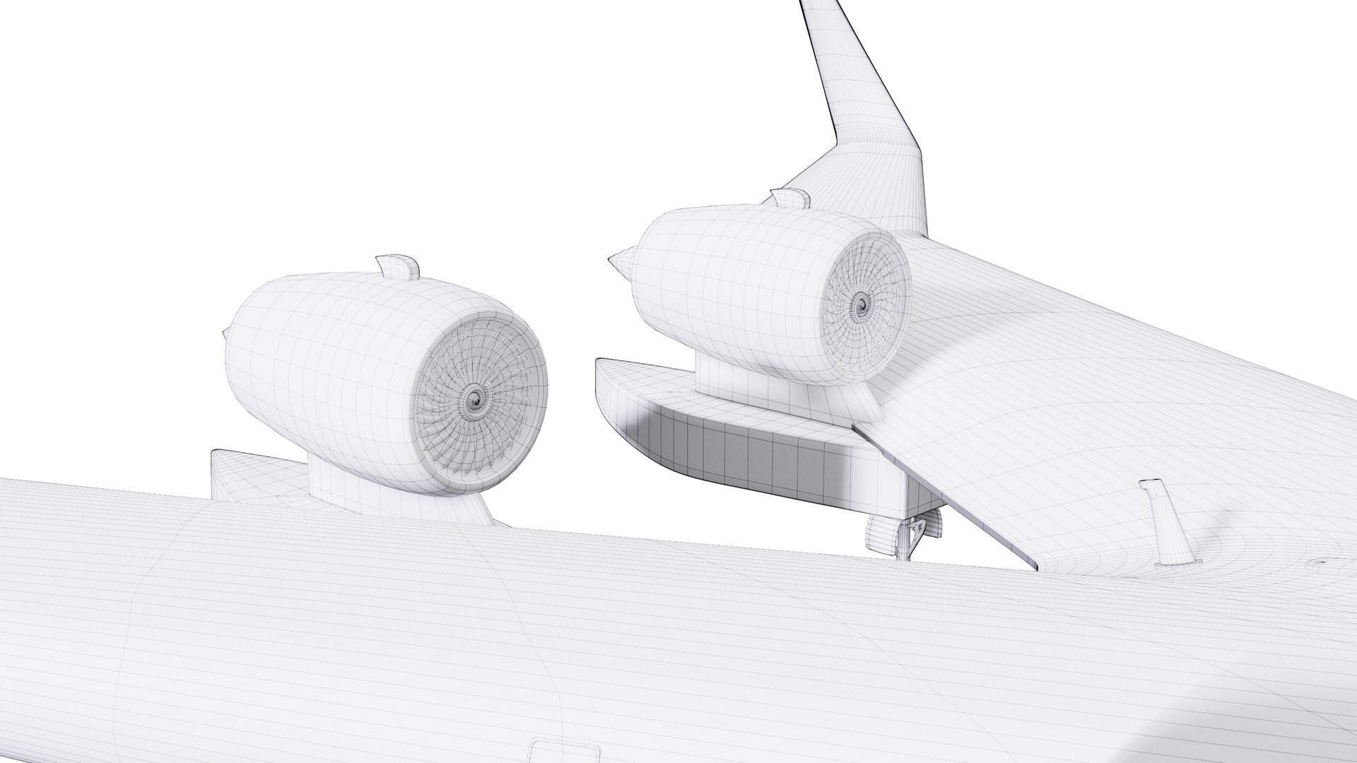 3D Flying V Plane - TurboSquid 1798206
