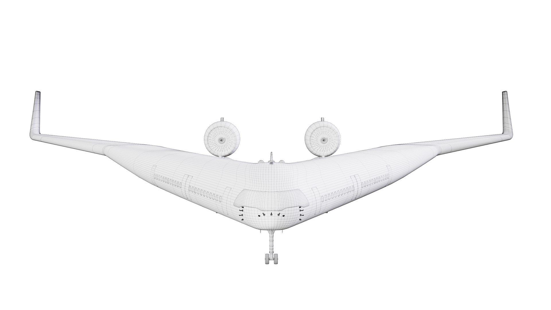 3D Flying V Plane - TurboSquid 1798206