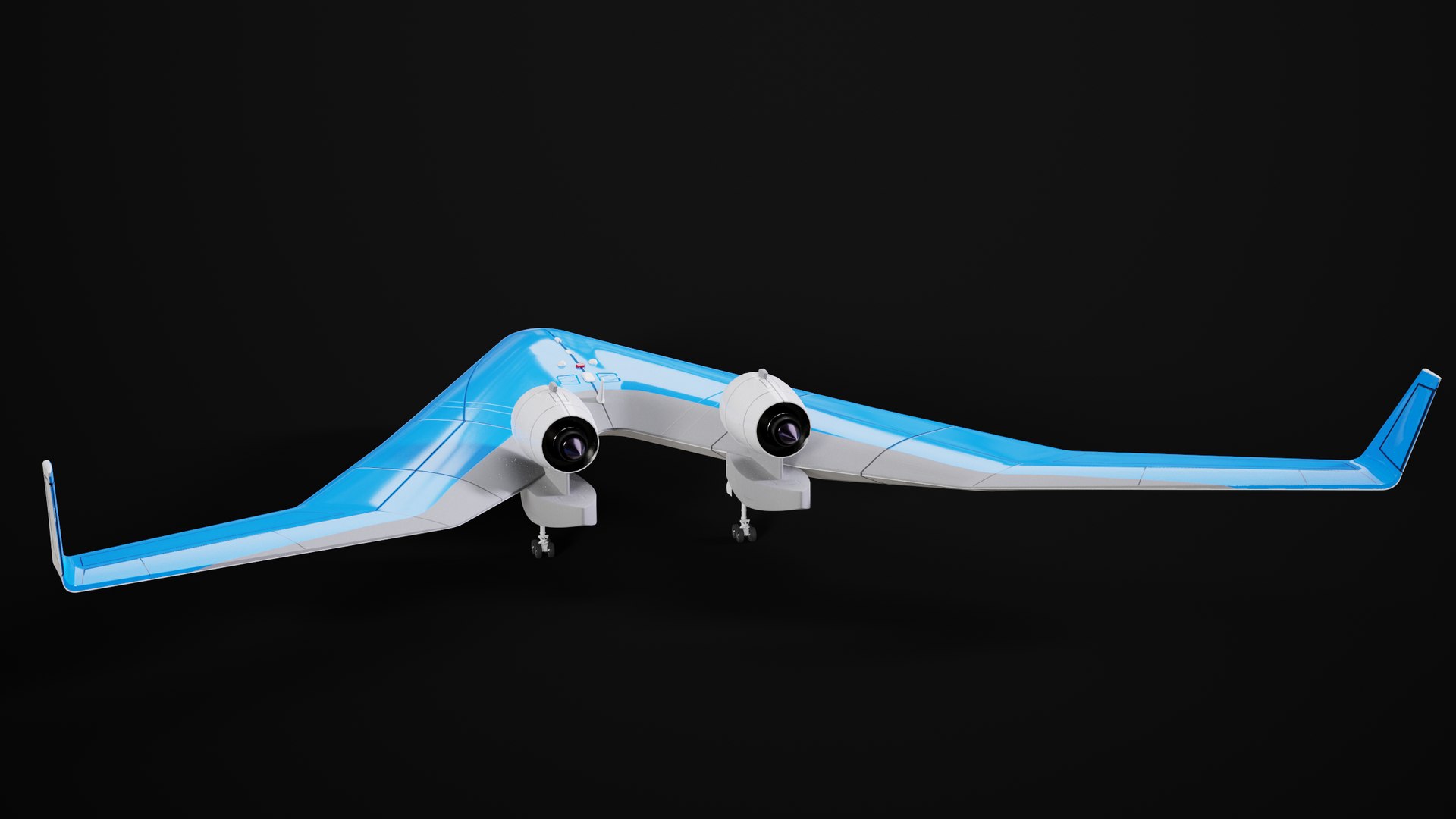 3D Flying V Plane - TurboSquid 1798206