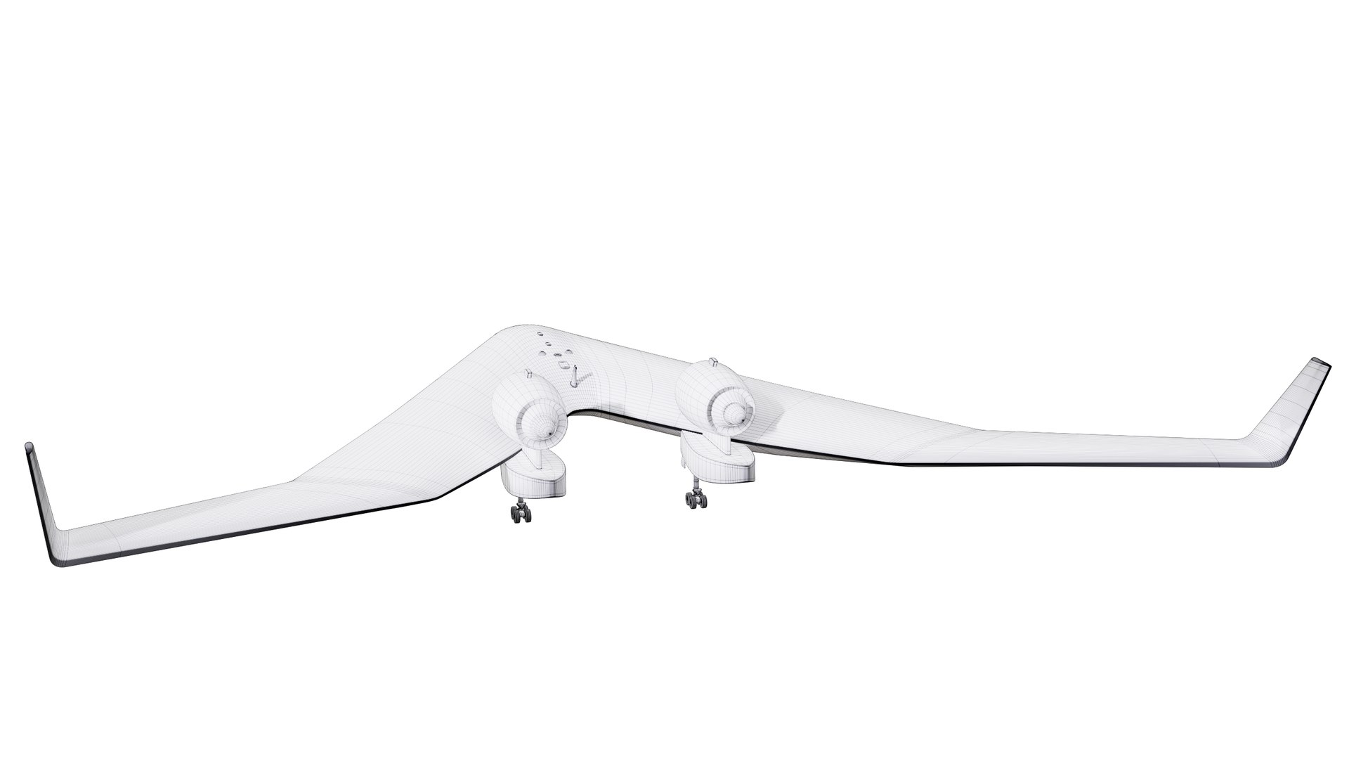 3D Flying V Plane - TurboSquid 1798206