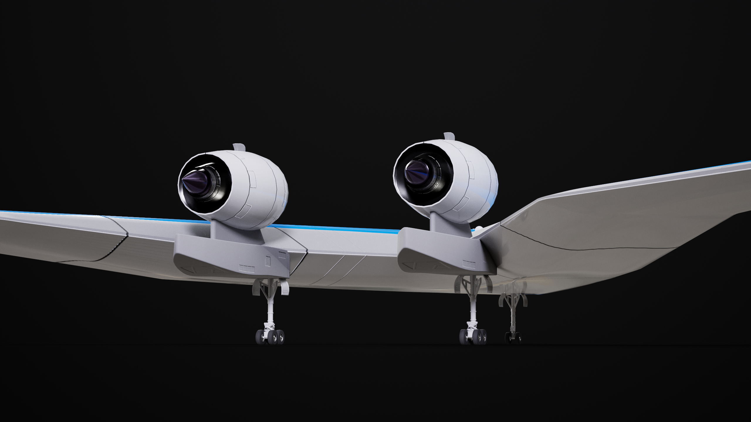 3D Flying V Plane - TurboSquid 1798206