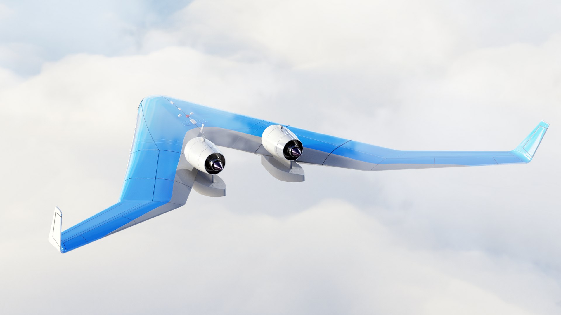 3D Flying V Plane - TurboSquid 1798206