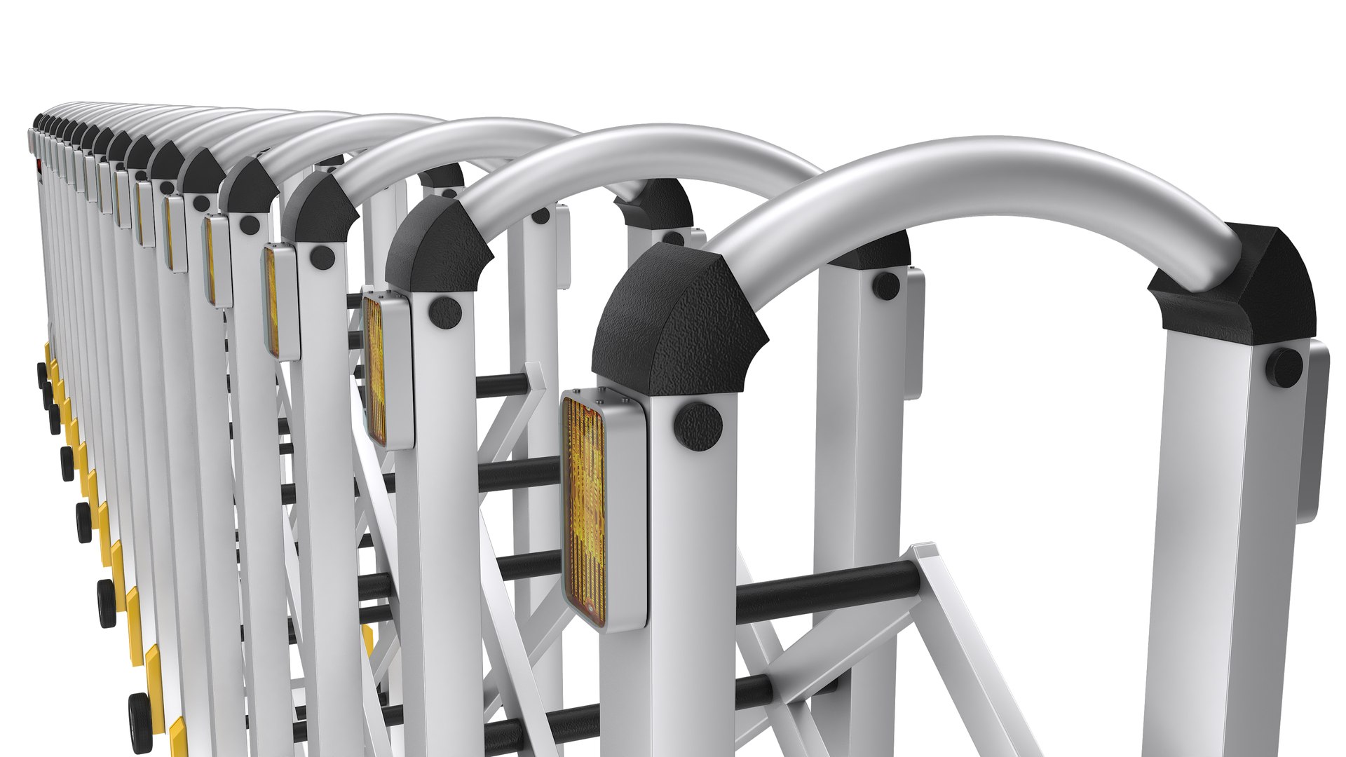 3D Trackless Retractable Gate - TurboSquid 2259318