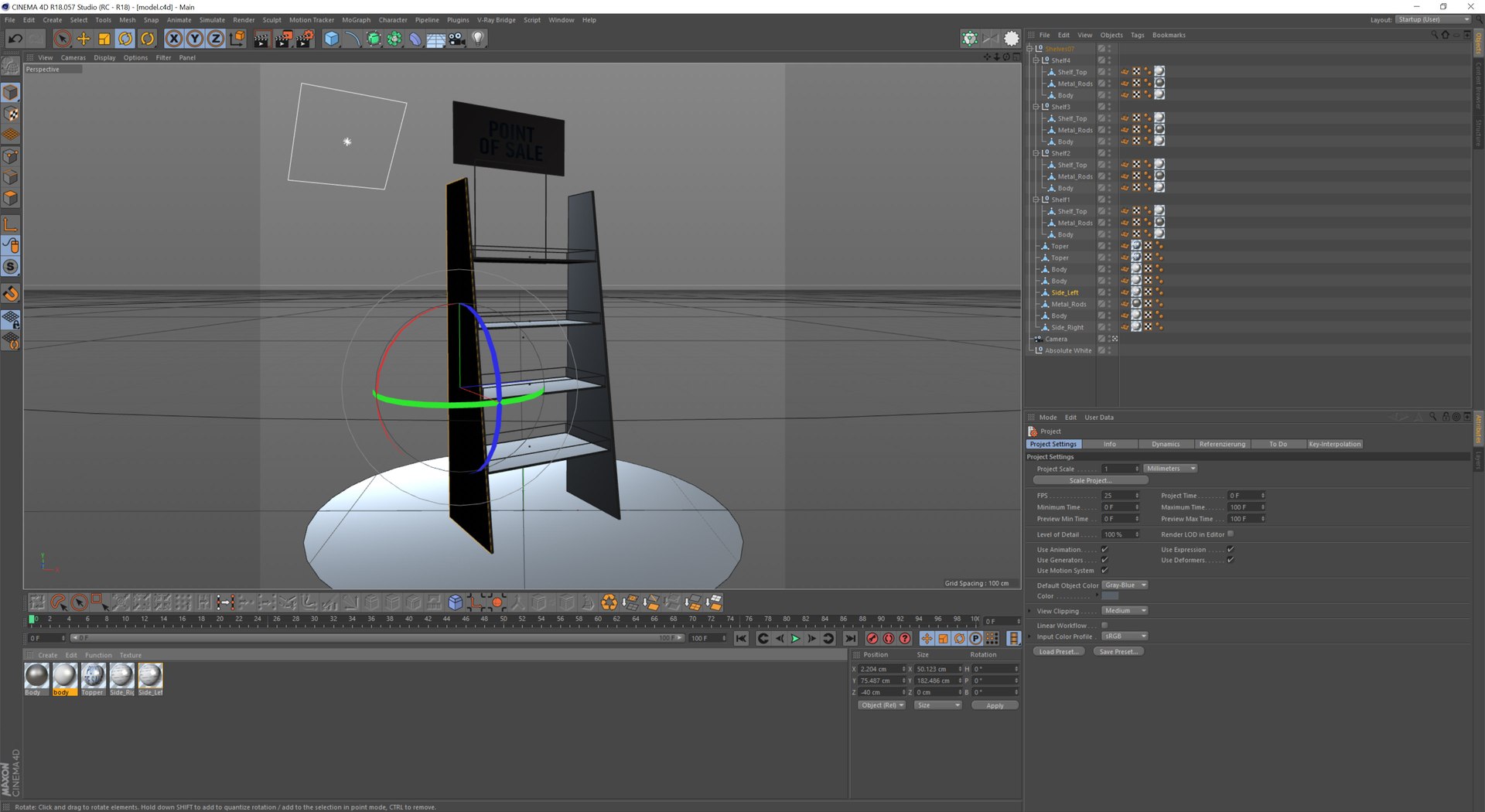 Display Rack 3D Model - TurboSquid 1372967