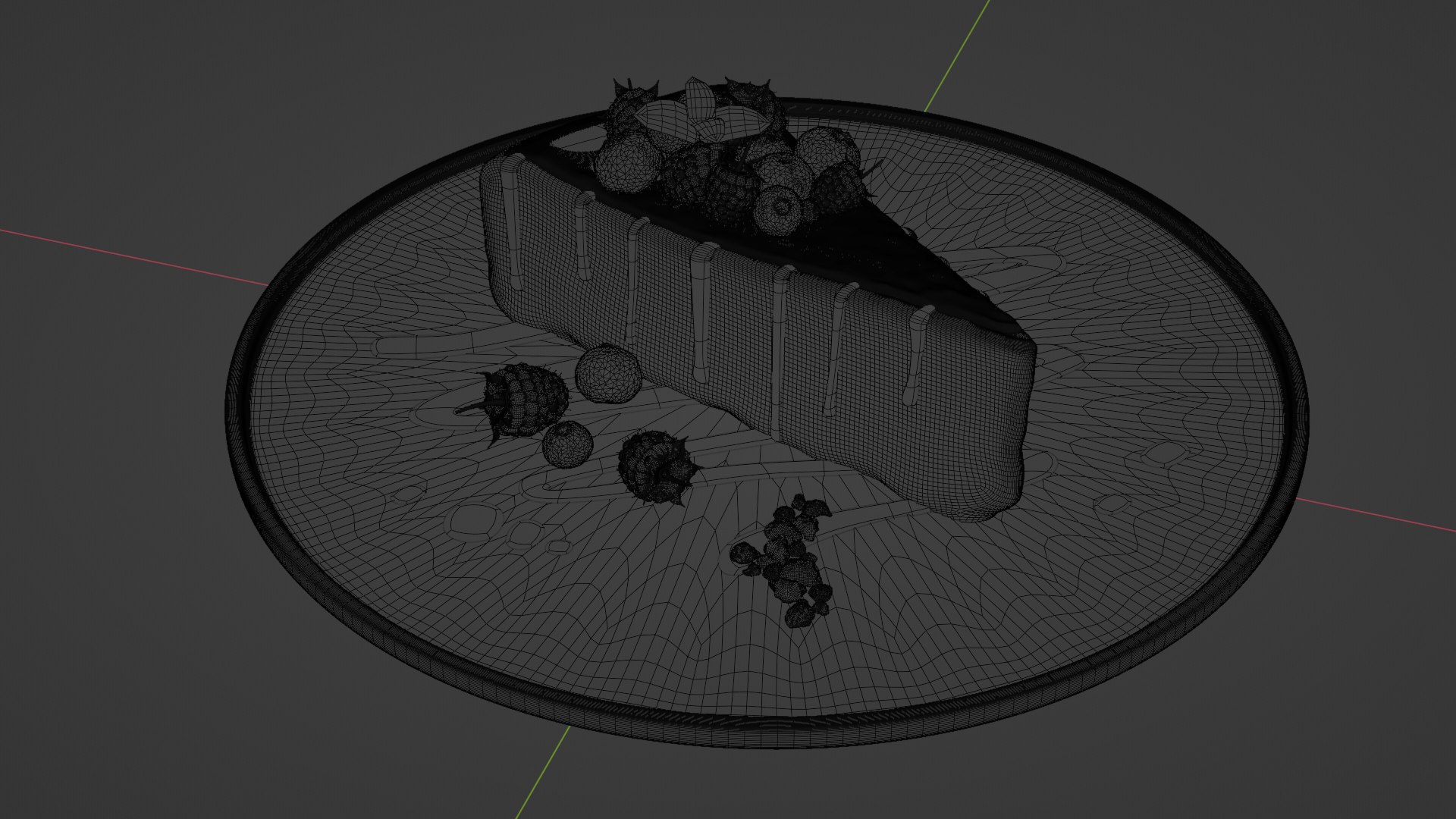 3D CHEESECAKE Model - TurboSquid 2222674