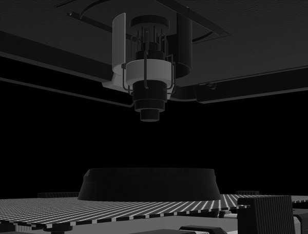 futuristic hovering table sci-fi 3d 3ds