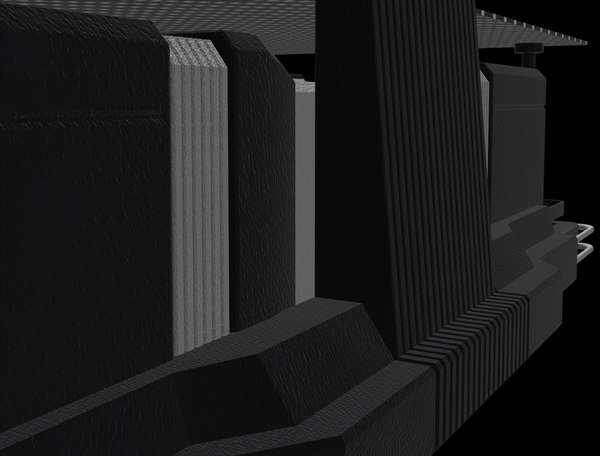 futuristic hovering table sci-fi 3d 3ds