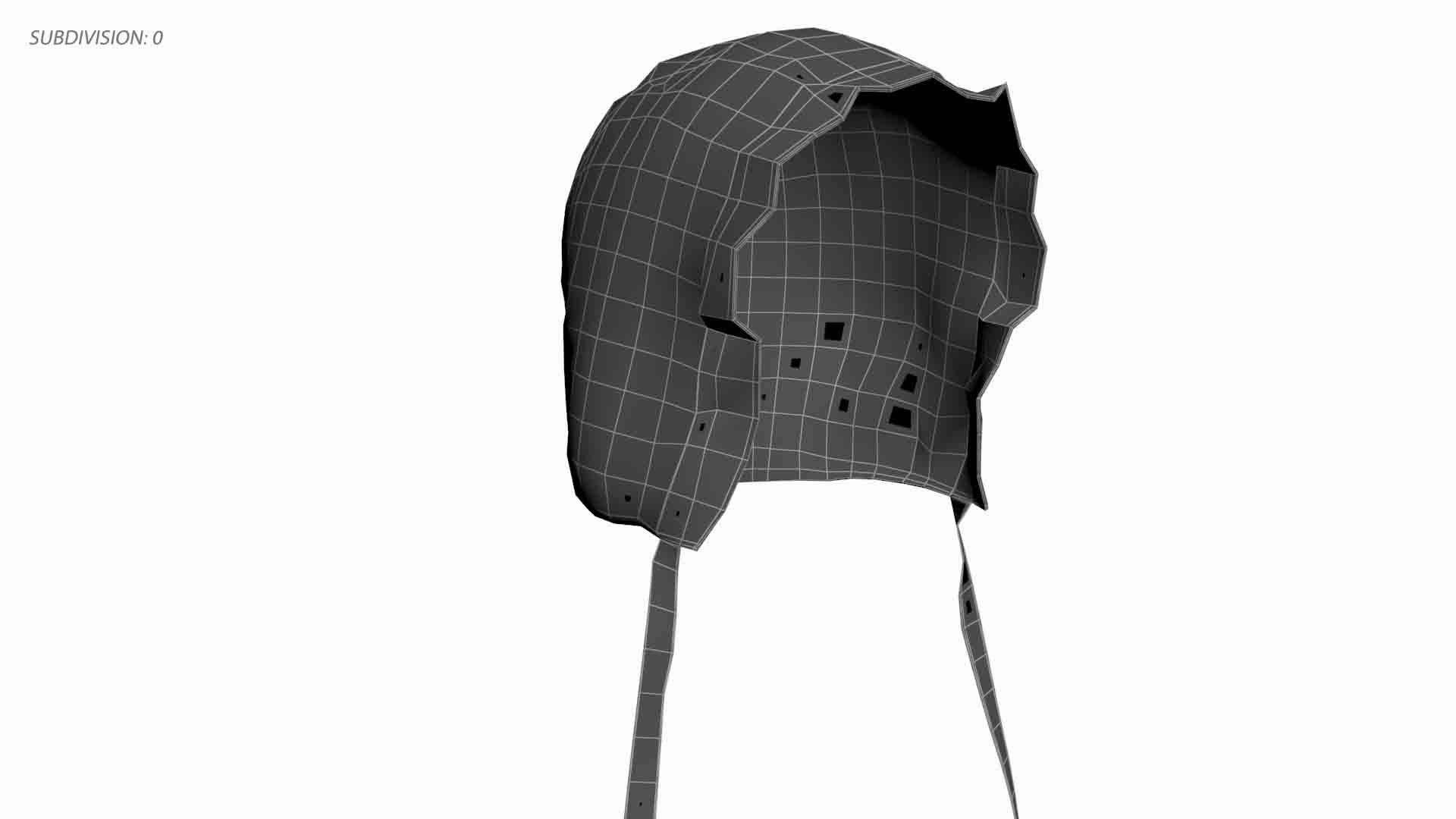 Classic Medieval Bonnet 3D Model - TurboSquid 2190778