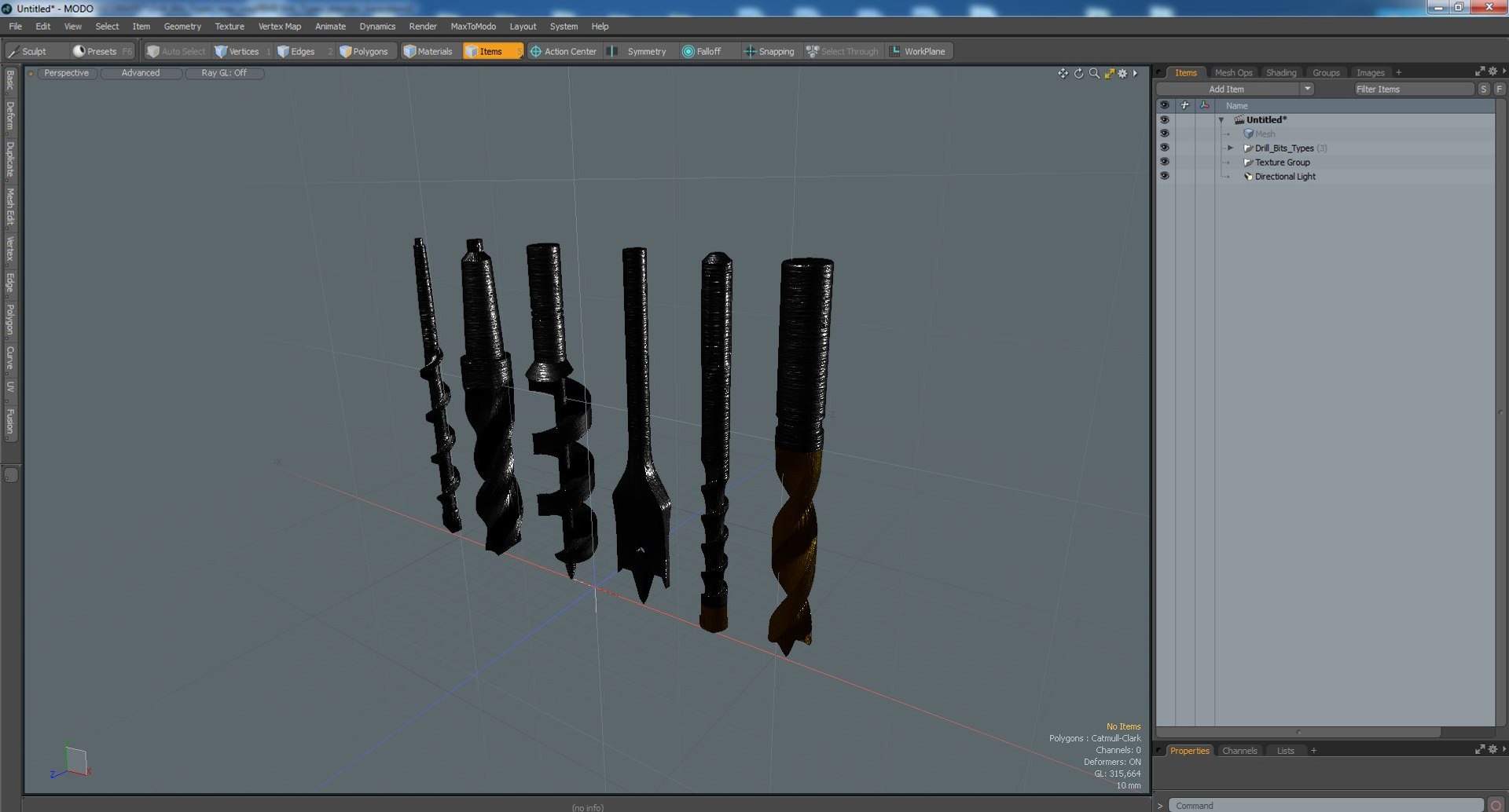 3D Drill Bits Types Model - TurboSquid 2191861
