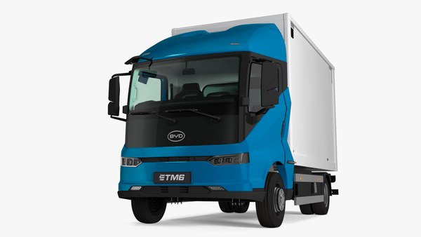 modelo 3d Camión Eléctrico BYD ETM6 Azul - TurboSquid 2262649