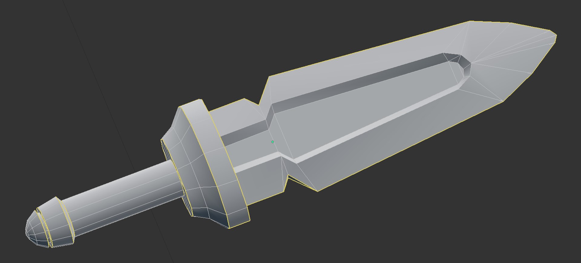 Pixelated Fantasy Dagger 3D Model - TurboSquid 1203572