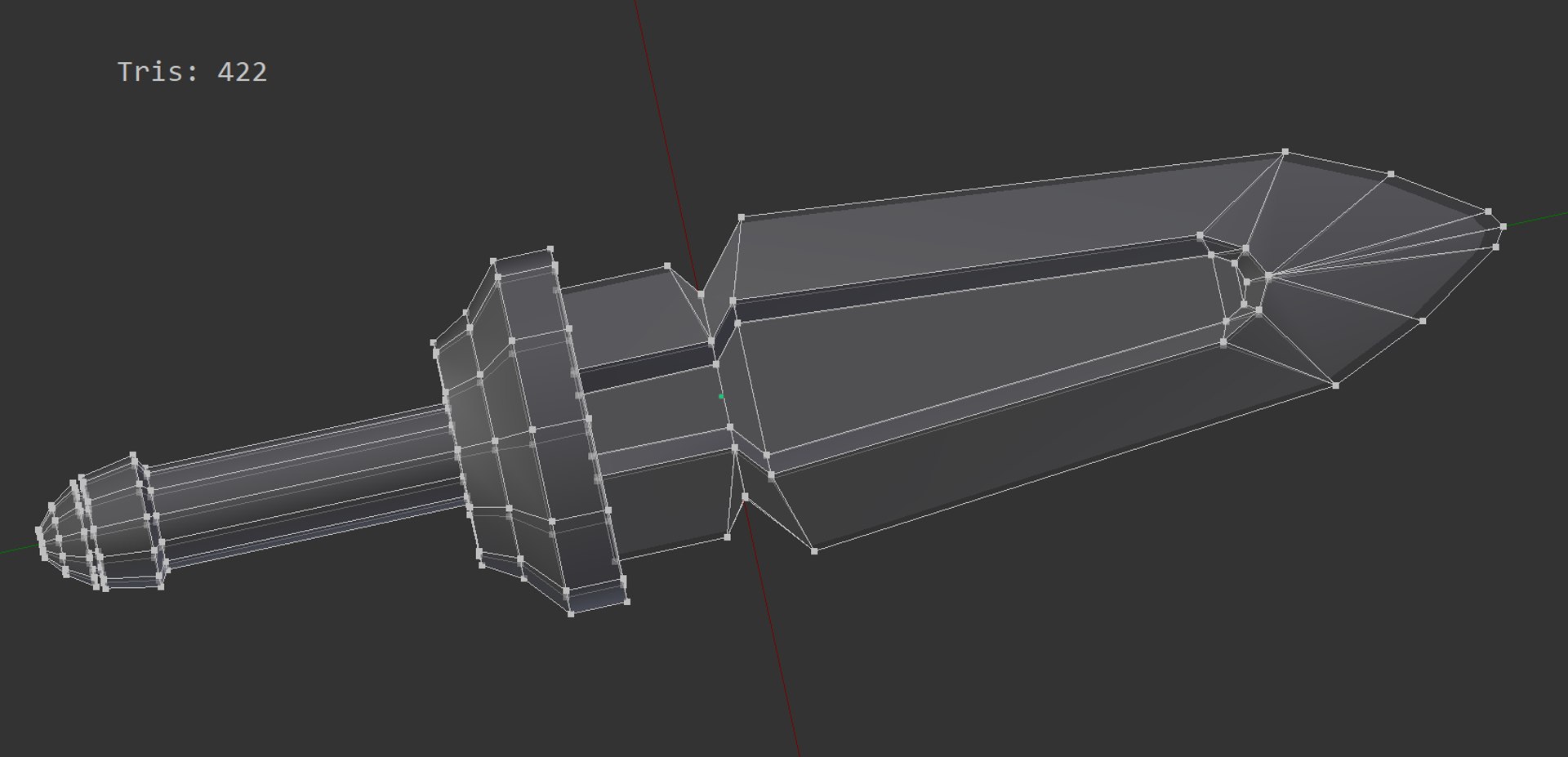 Pixelated Fantasy Dagger 3D Model - TurboSquid 1203572