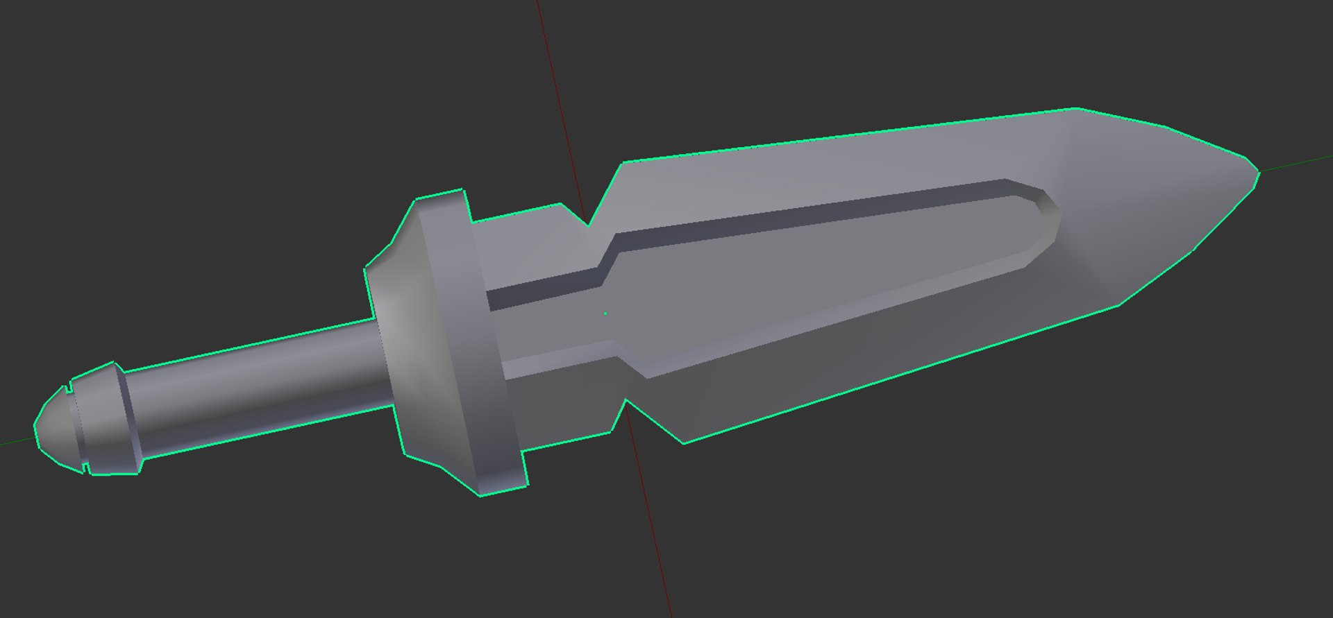 Pixelated Fantasy Dagger 3D Model - TurboSquid 1203572