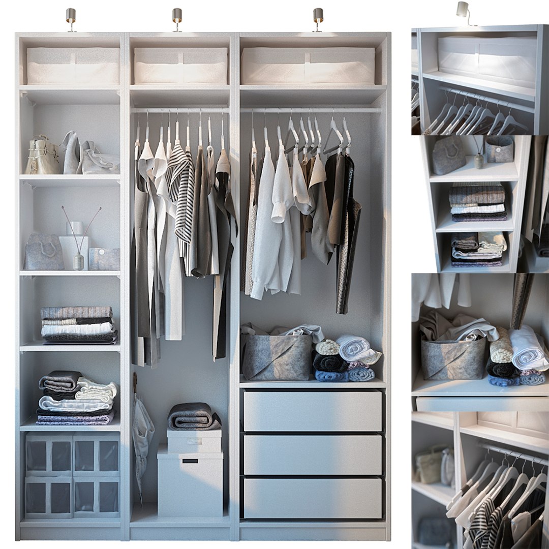 3D Wardrobe Clothing Model - TurboSquid 1314119