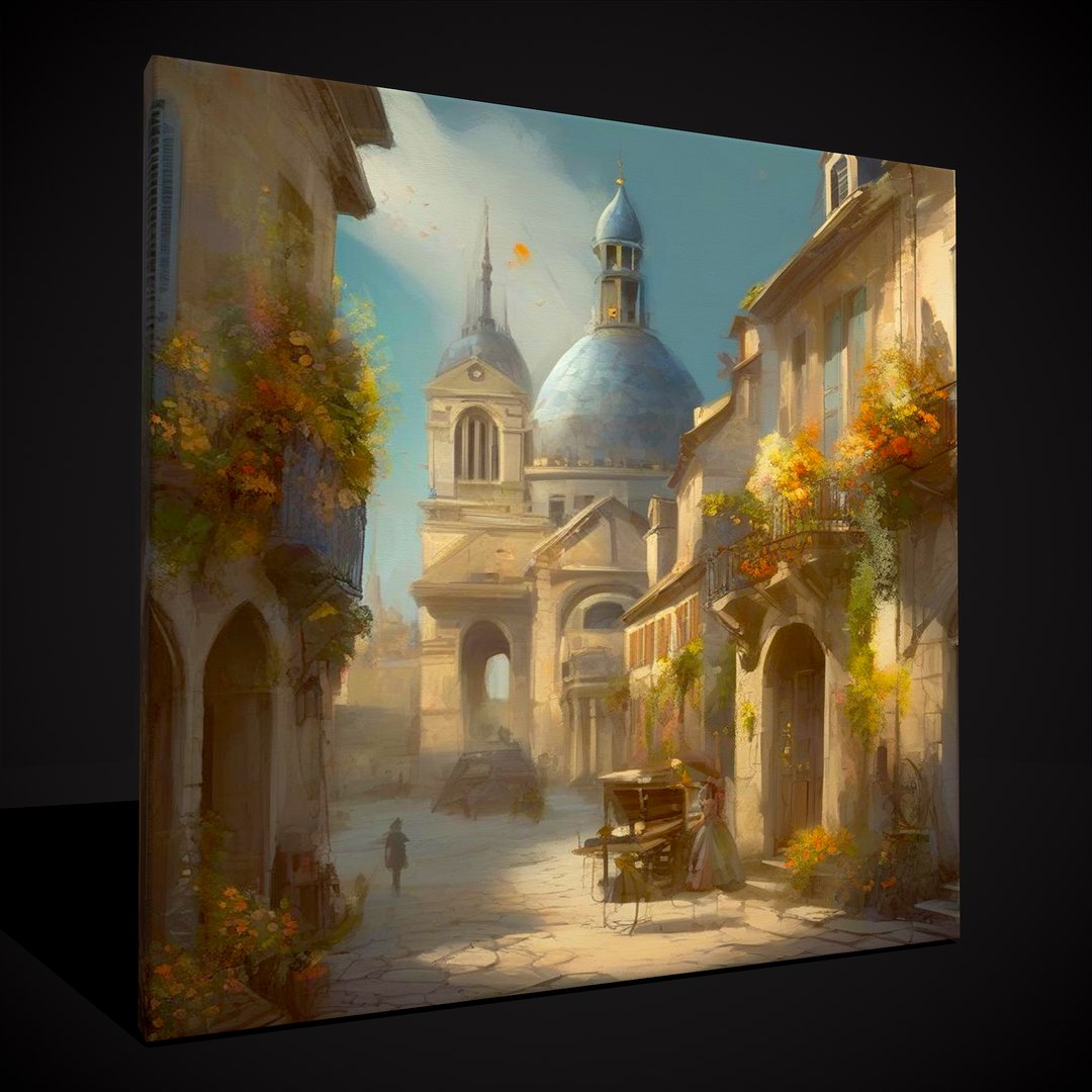 French Renaissance Painting Three Model - TurboSquid 2203441