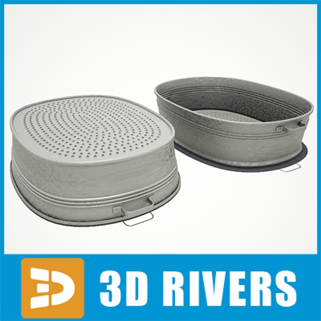 village sieve 3d model