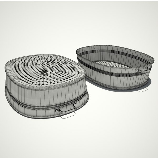 village sieve 3d model