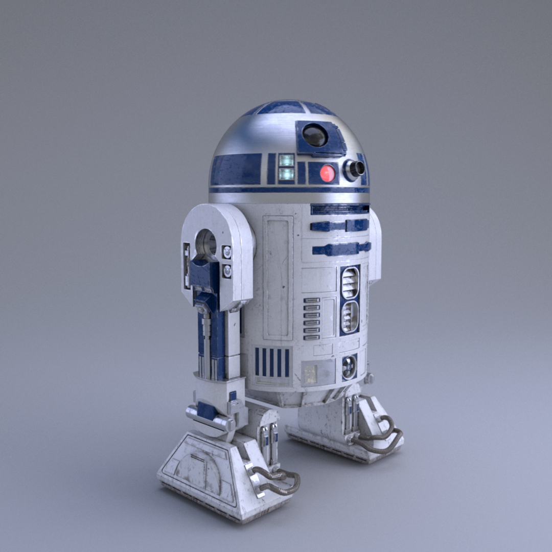 Star Wars R2d2 3d Model