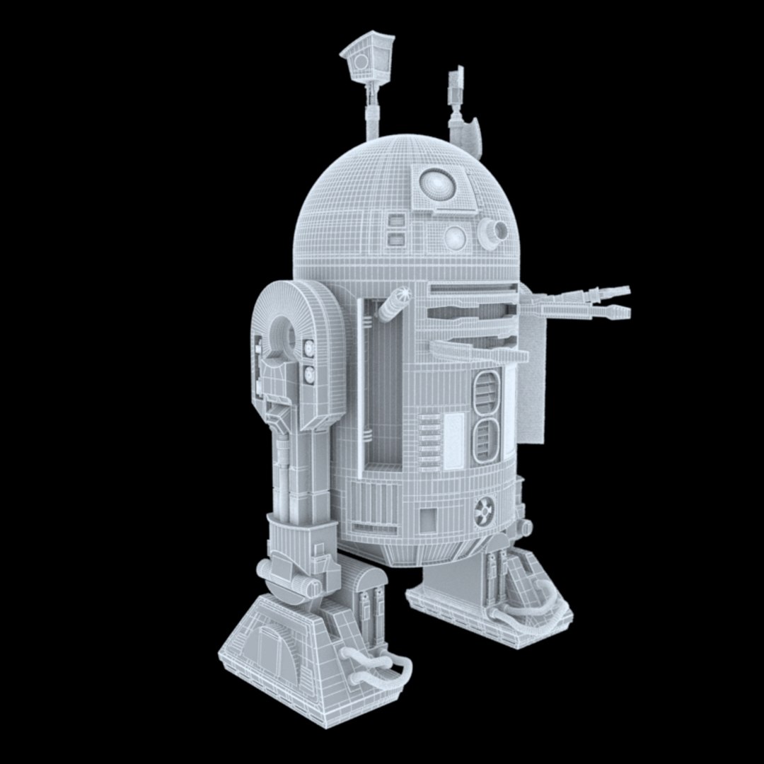 star wars r2d2 3d model