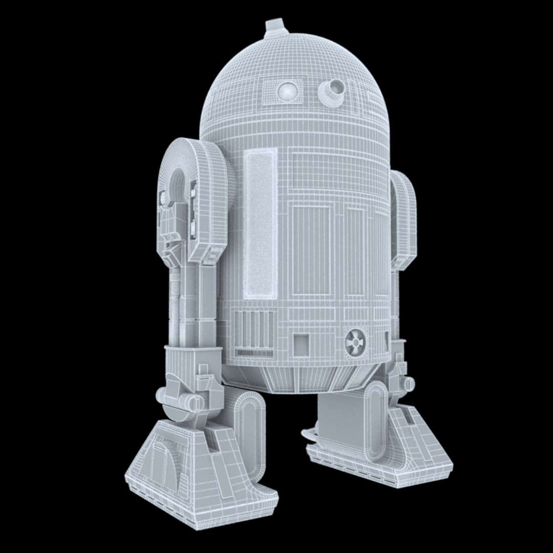 star wars r2d2 3d model