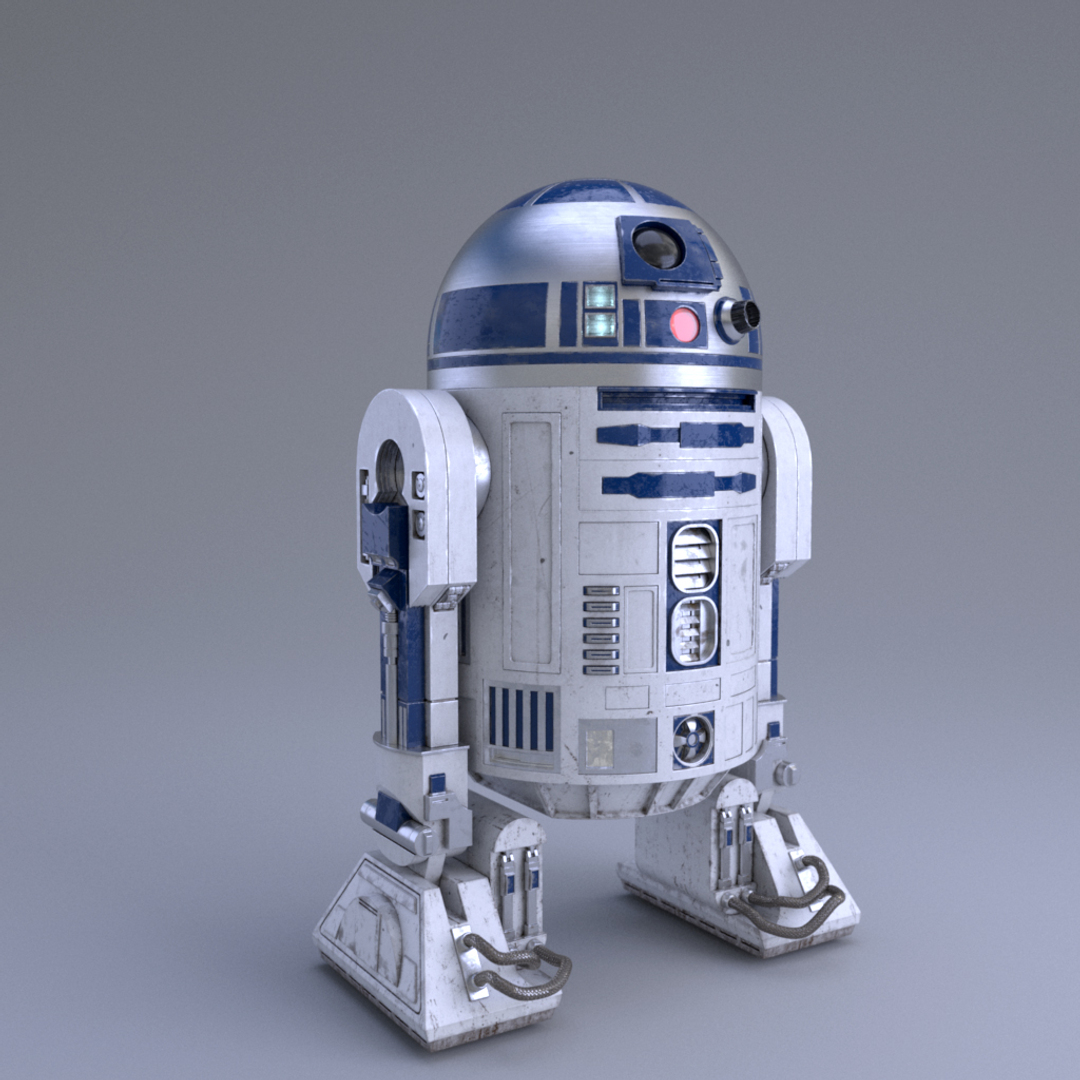 Star Wars R2d2 3d Model