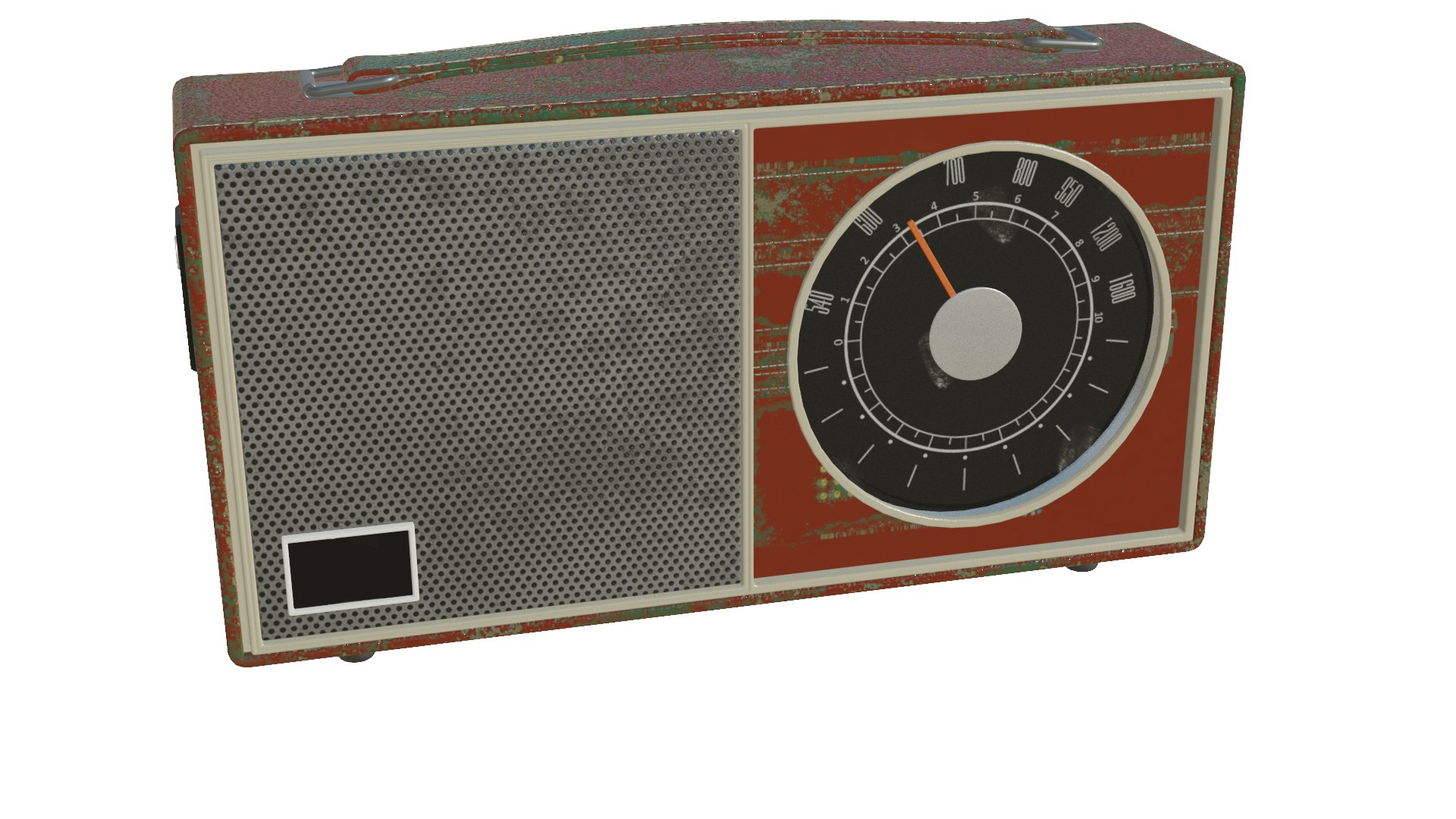 Old radio vintage 3D model - TurboSquid 1809113