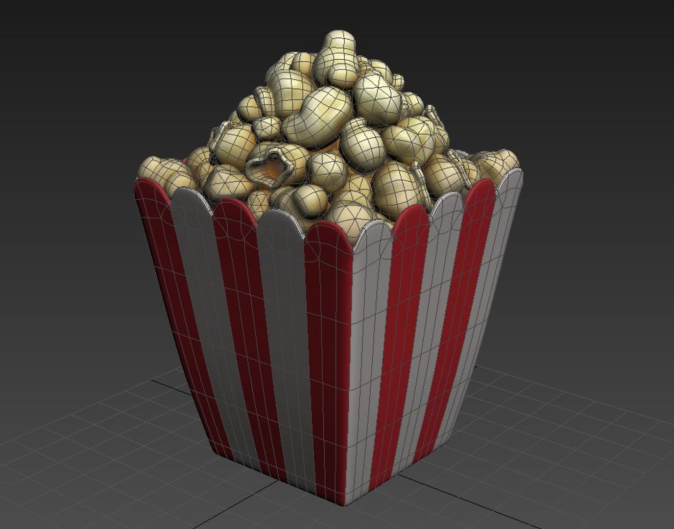 3D Popcorn - TurboSquid 1302299