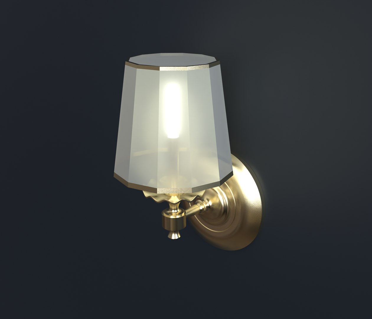 Wall Lamp Simple Classic Light 3D Model - TurboSquid 2183511