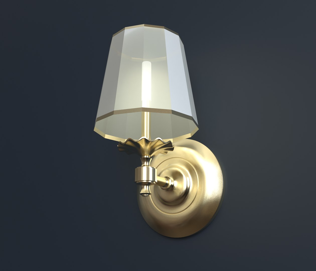 Wall Lamp Simple Classic Light 3D Model - TurboSquid 2183511