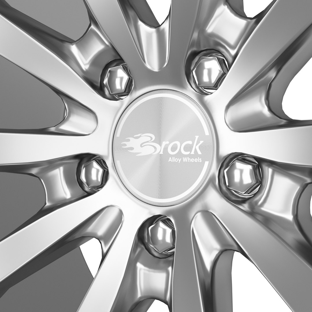 Alloy Wheel Brock B32 3D Model - TurboSquid 1741312